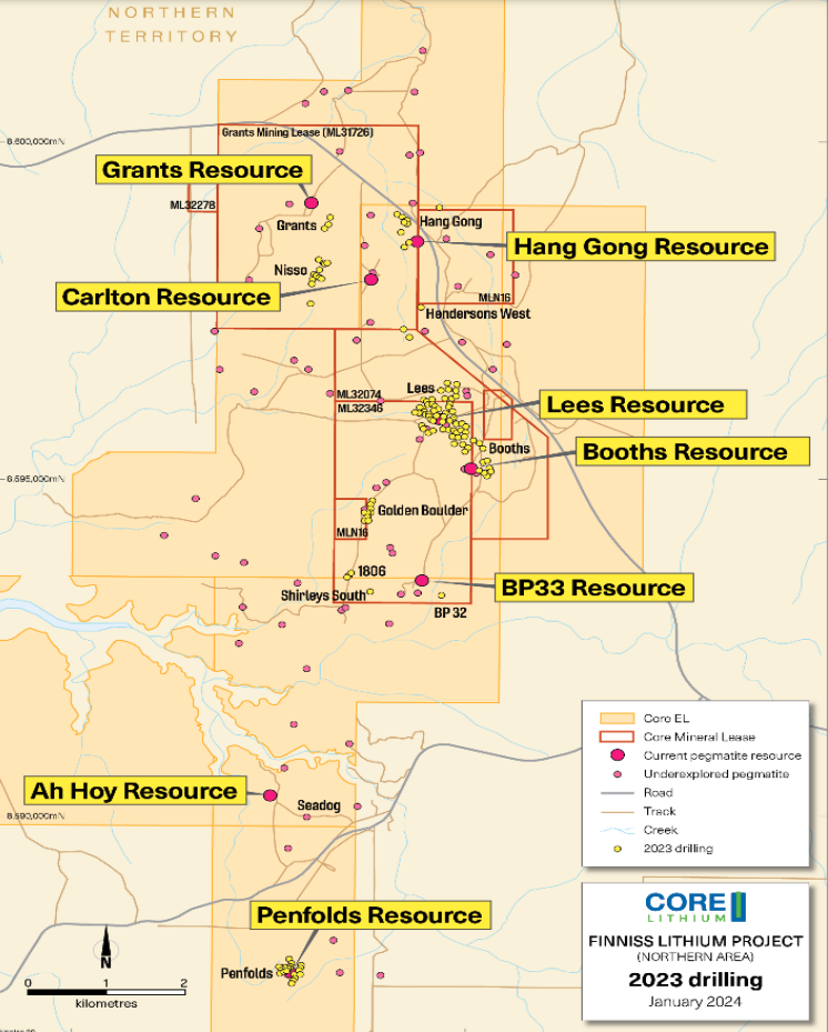 Core Lithium shares dive 5% on exploration update